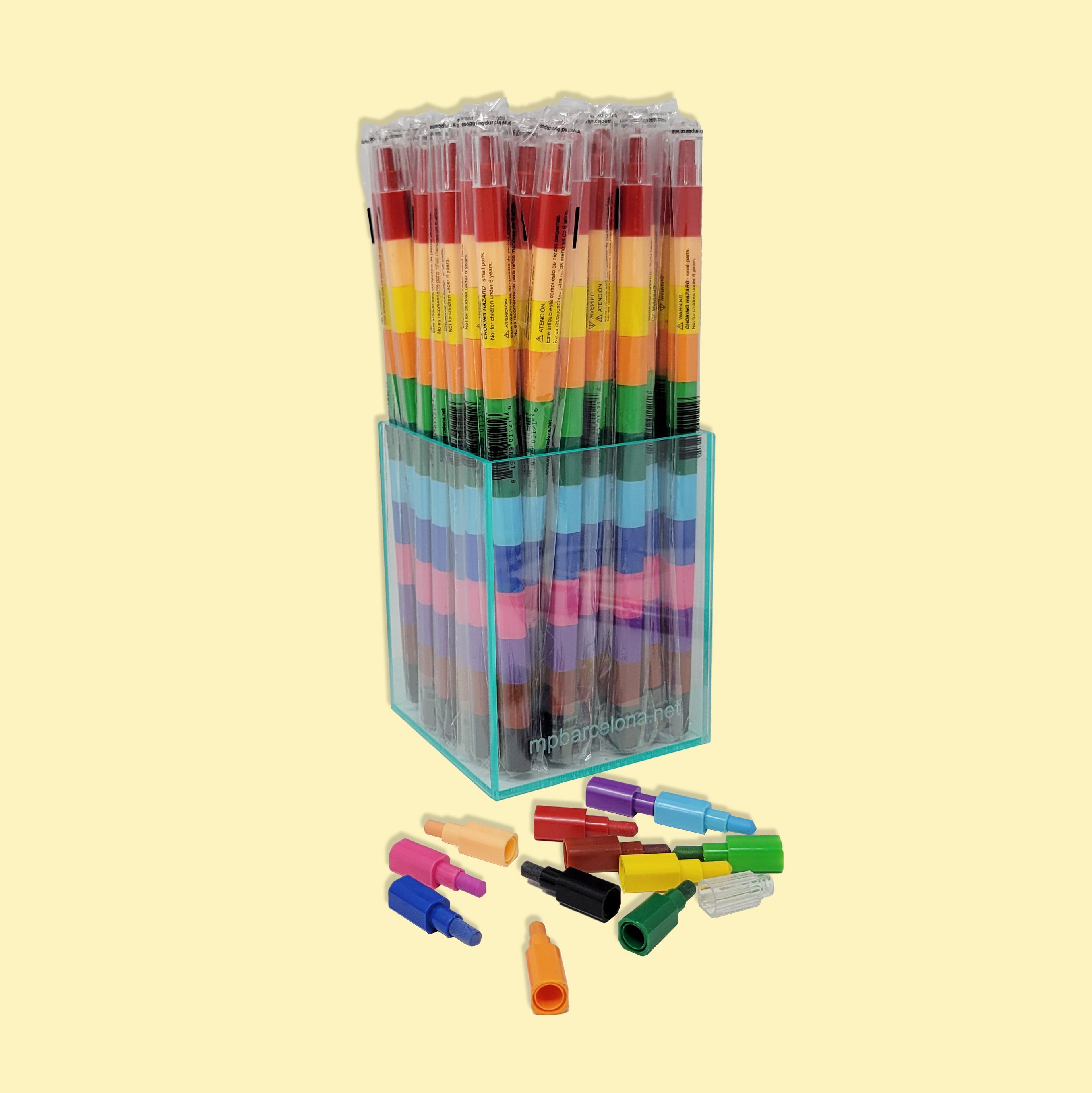 STACKABLE CRAYONS SET OF 50 – mpbarcelona